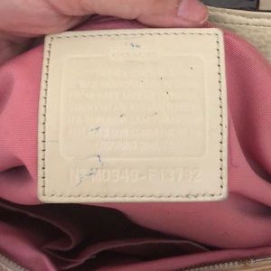 Coach | Bags | Coach Handbag Ivory M949f3732 | Poshmark